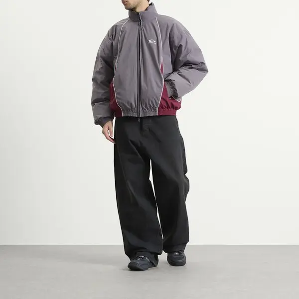 Balenciaga Reversible Nylon Padded Jacket - Smoky Purple
